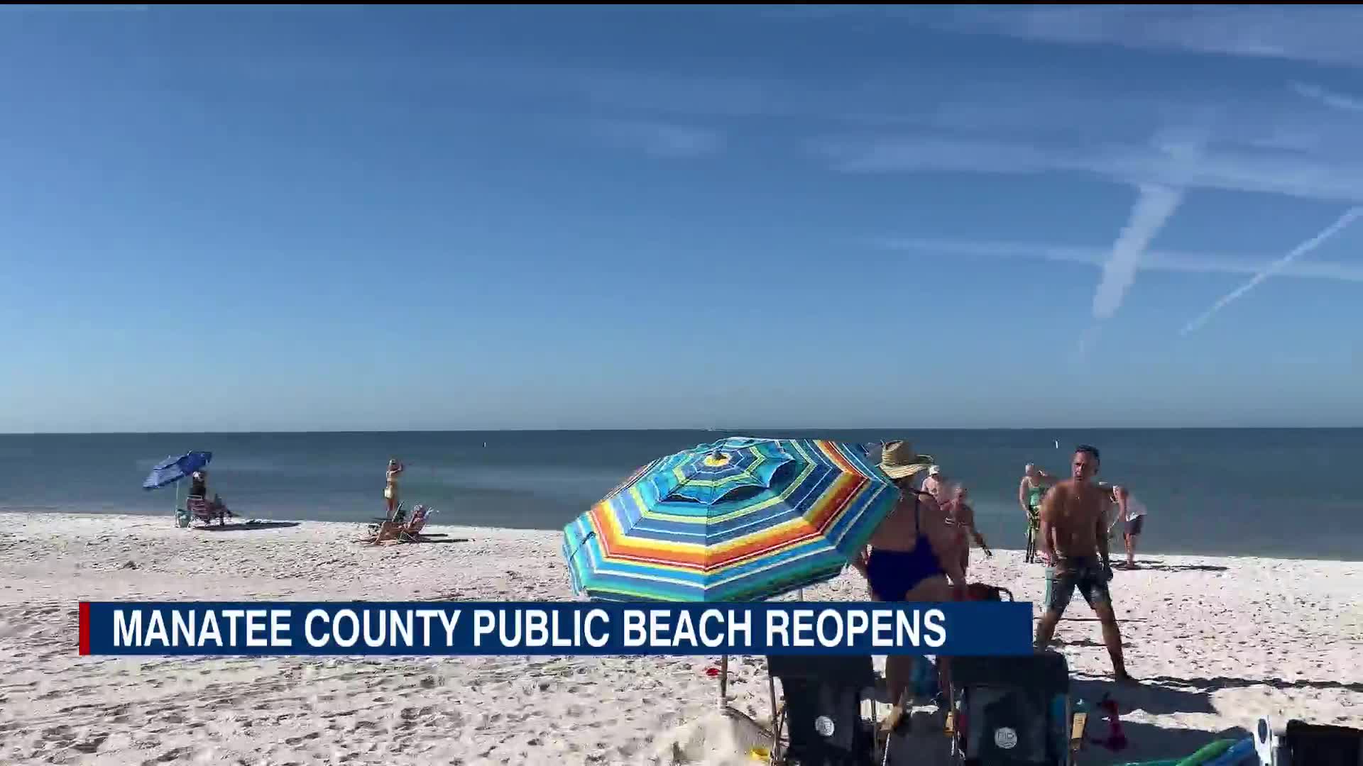Manatee County Public Beach re-opens – WFLA