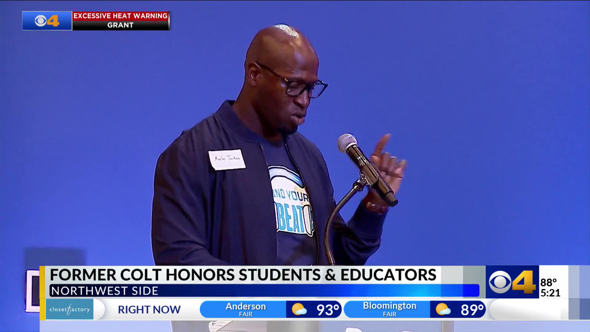 Marlin Jackson honors students and educators at Fight for Life ...